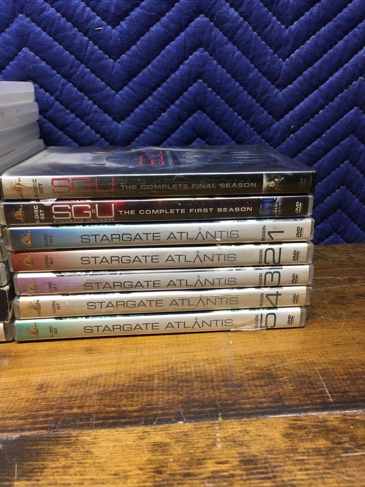 STARGATE SG-1 SEASONS 1-10, STARGATE ATLANTIS 1-5, SGU 1st & FINAL ...