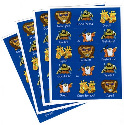 4 Sheets Dayspring Religious Noah's Ark Animal Scrapbook Stickers | eBay