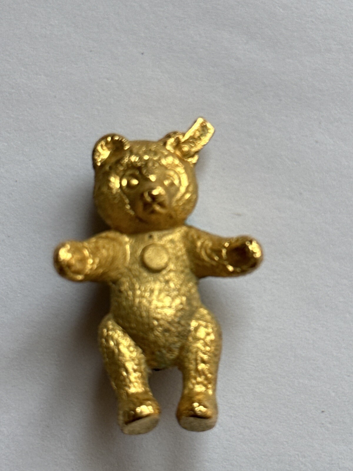VTG 80's STEIFF Jabre TEDDY BEAR PIN Vintage Brooch … - Gem