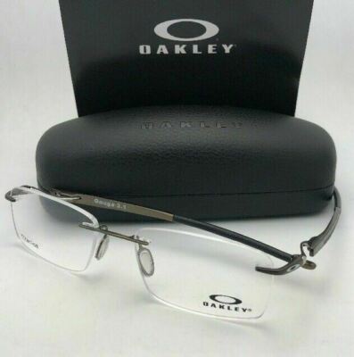 New OAKLEY Eyeglasses GAUGE 3.1 OX5126-0254 54-18 137 Pewter Rimless ...