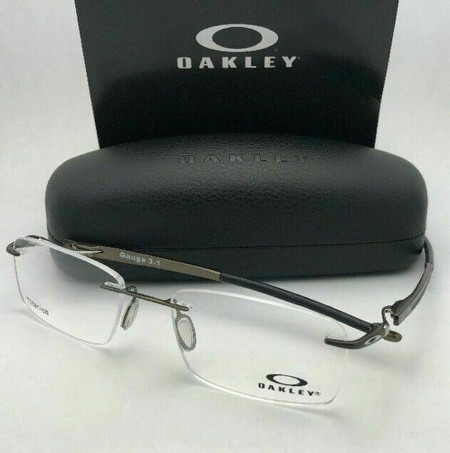 Oakley Gauge 3.1 Ox5126-0254 54-18 137 Pewter Rimless Titanium Frames ...