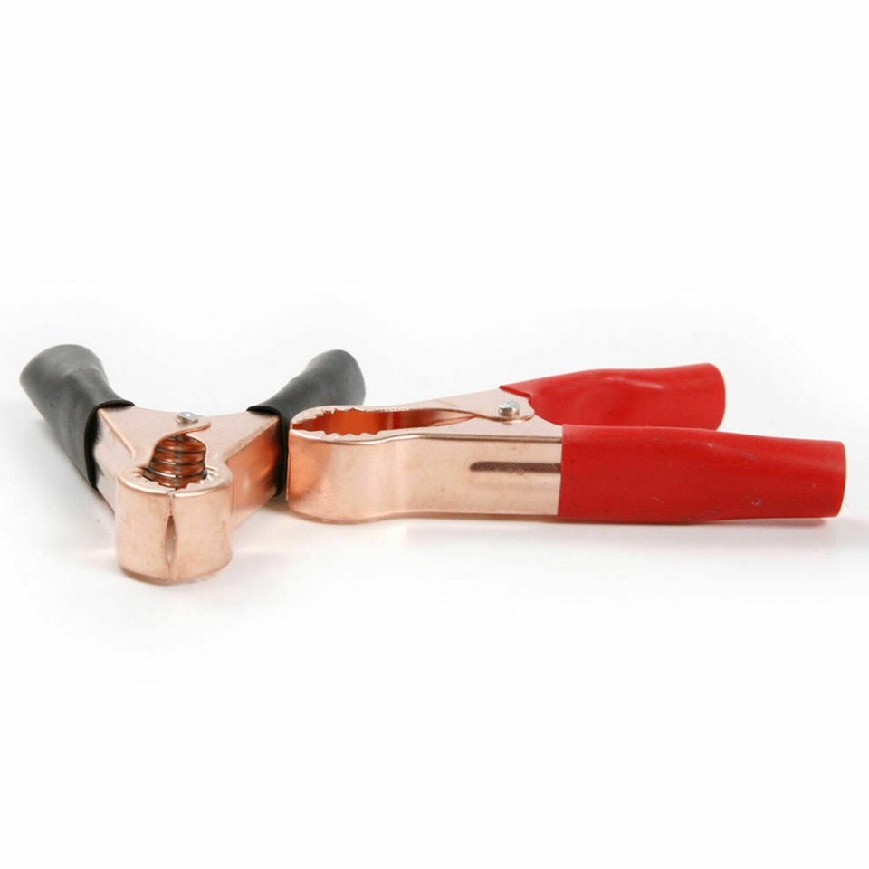20pcs 80mm 50A Red & Black Car Battery Test Lead Clip Crocodile ...
