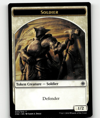 MTG Soldier Token (003) - Conspiracy: Take the Crown | eBay