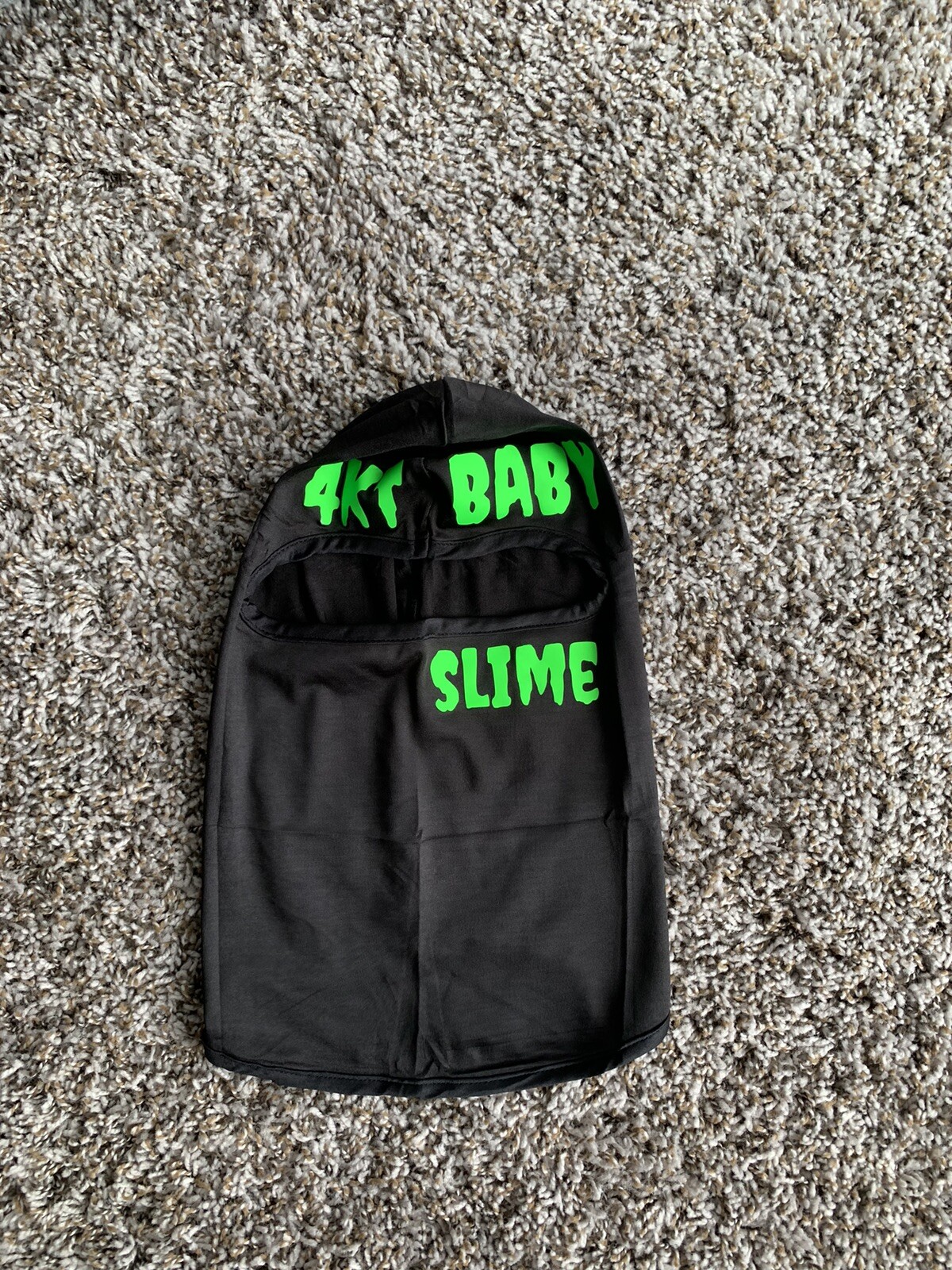 Custom Youngboy Shiesty Ski Mask, Black And Green Balaclava One Size | eBay