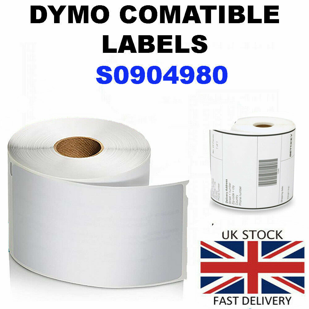 3X DYMO Compatible 4XL Labels 104x159mm 4x6" 660 Label Rolls S0904980 ...