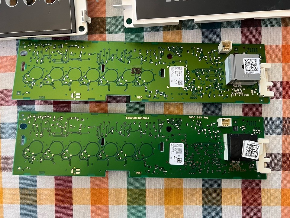 Bosch 500 Washing Machine Front Selector Panel Button Knob LCD Display ...