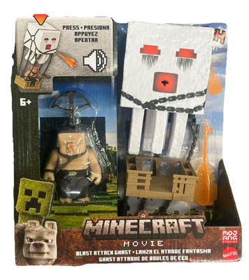 Minecraft The Movie Toys Figures Blast Attack Ghast Great Hog NEW IN ...