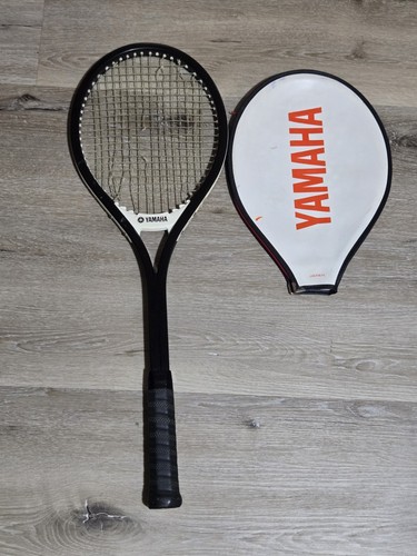 Vintage Yamaha YFG 30 Fiberglass Tennis Racket M45/8 No.5 Japan WhitE ...