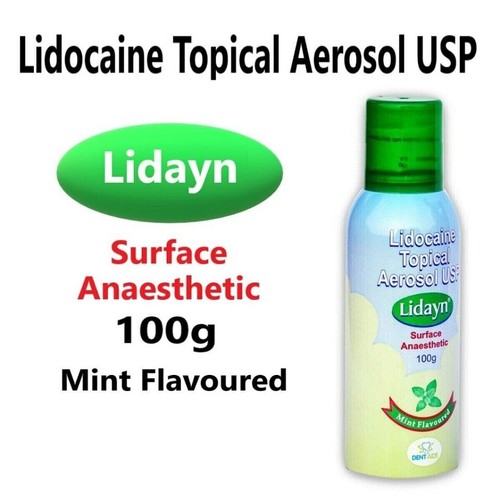2 x Lidayn Topical Mint Dentaids Lidayn Spray für Tattoo & Dental ...