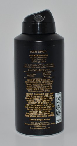 3 BATH & BODY WORKS NOIR MEN'S COLLECTION BODY SPRAY MIST 3.7 OZ BLACK ...