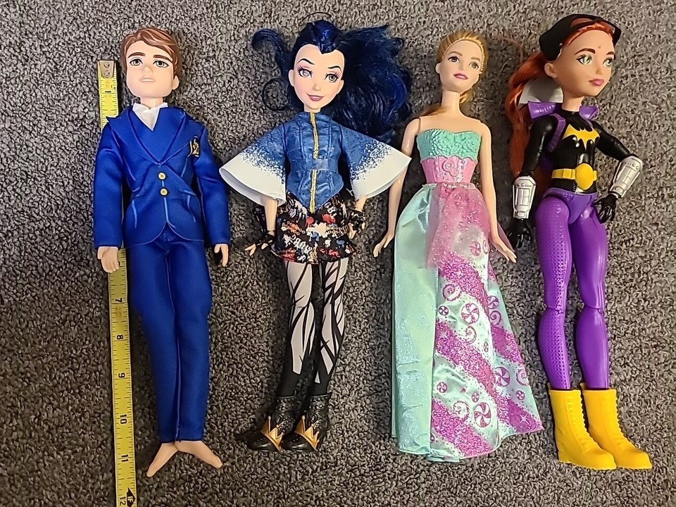 Disney Descendants Doll Mixed Lot Of Evie Prince Dreamtopia Bat Girl ...