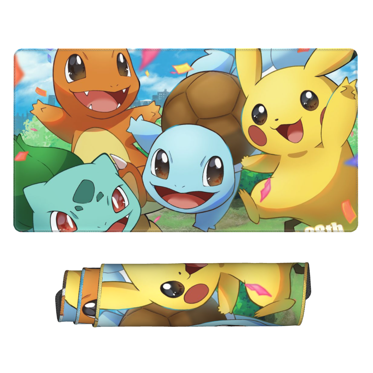 Bulbasaur - Board Card Game Pokemon Playmat Game Mousepad Play Mat of ...