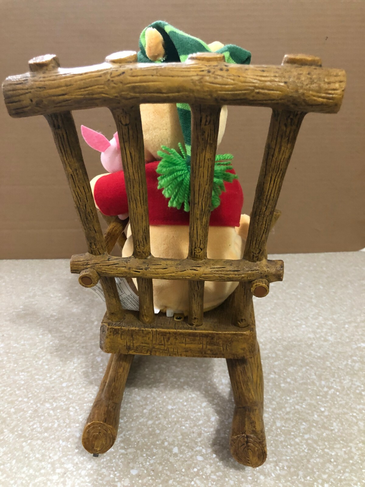 Gemmy Disney Christmas Winnie the Pooh Piglet Animated Rocking Chair ...