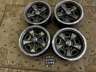 (4) 1970-1981 Chevrolet Camaro Z28 15" Vintage Rally Wheels Rims 5 ...