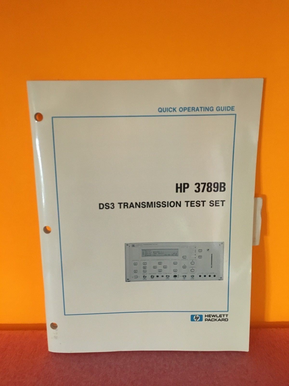 HP / Agilent 03789-90001 3789B DS3 Transmission Test Set | eBay