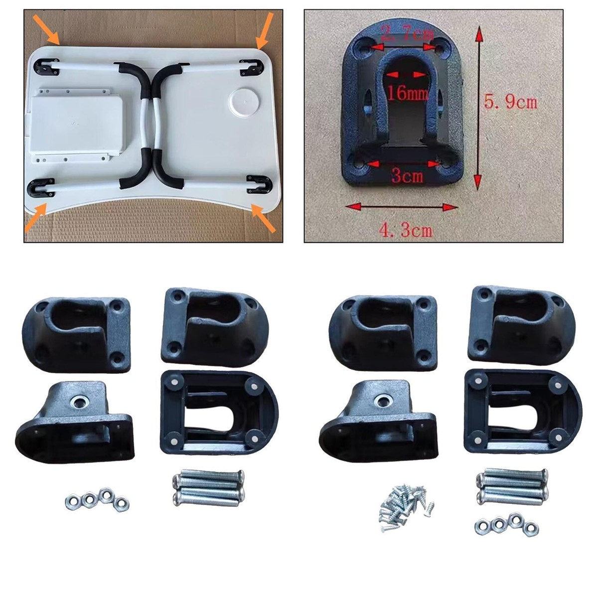 Round Folding Table Repair Parts Replacement Parts For 384YCZ72RND