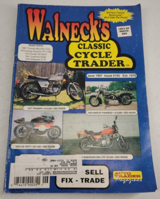Walnecks Classic Cycle Trader Magazine June 1997 Triumph Mountain Club ...