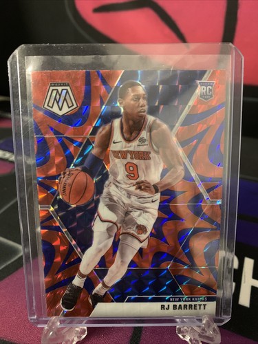 RJ Barrett Blue Reactive Mosaic ROOKIE CARD 2019-20 New York Knicks | eBay