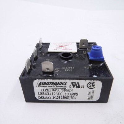 Airotronics TGPSL7010A2H Timers & controls 12VDC 10A .1-10S 1 Shot/BRK ...
