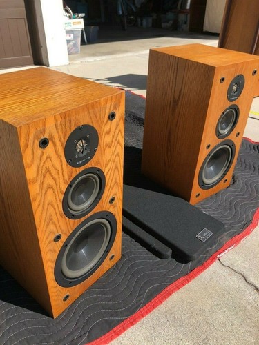 Infinity CS 3006 Cherry Bookshelf Speakers, all drivers rebuilt. Price ...