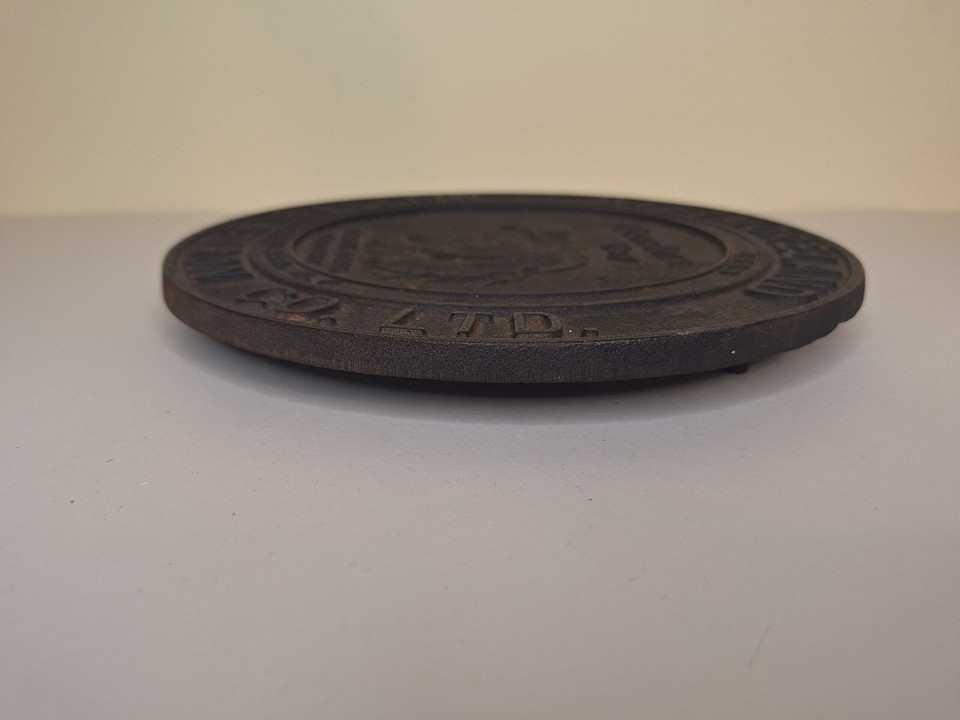 Vintage Westmoreland Malleable Cast Iron Company James Dean Founder's ...