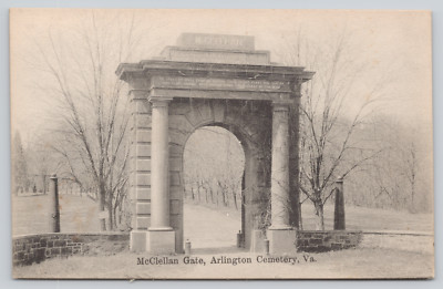Postcard Arlington Cemetery, Virginia, McClellan Gate A1411 | eBay