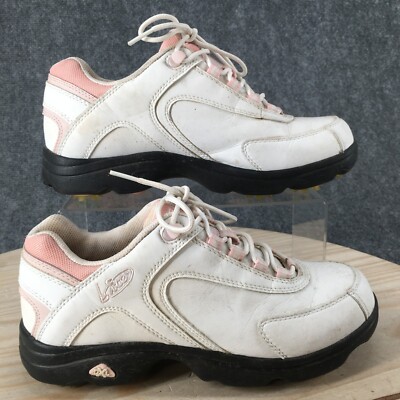 Bite Shoes Womens 8 Impact Golf Athletic Sneakers 9609E White Leather ...