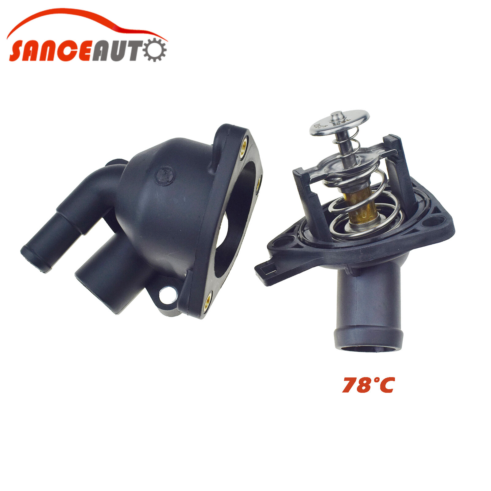 19320-RAA-A01 Thermostat Assembly & Housing For Honda Accord CRV CIVIC ...