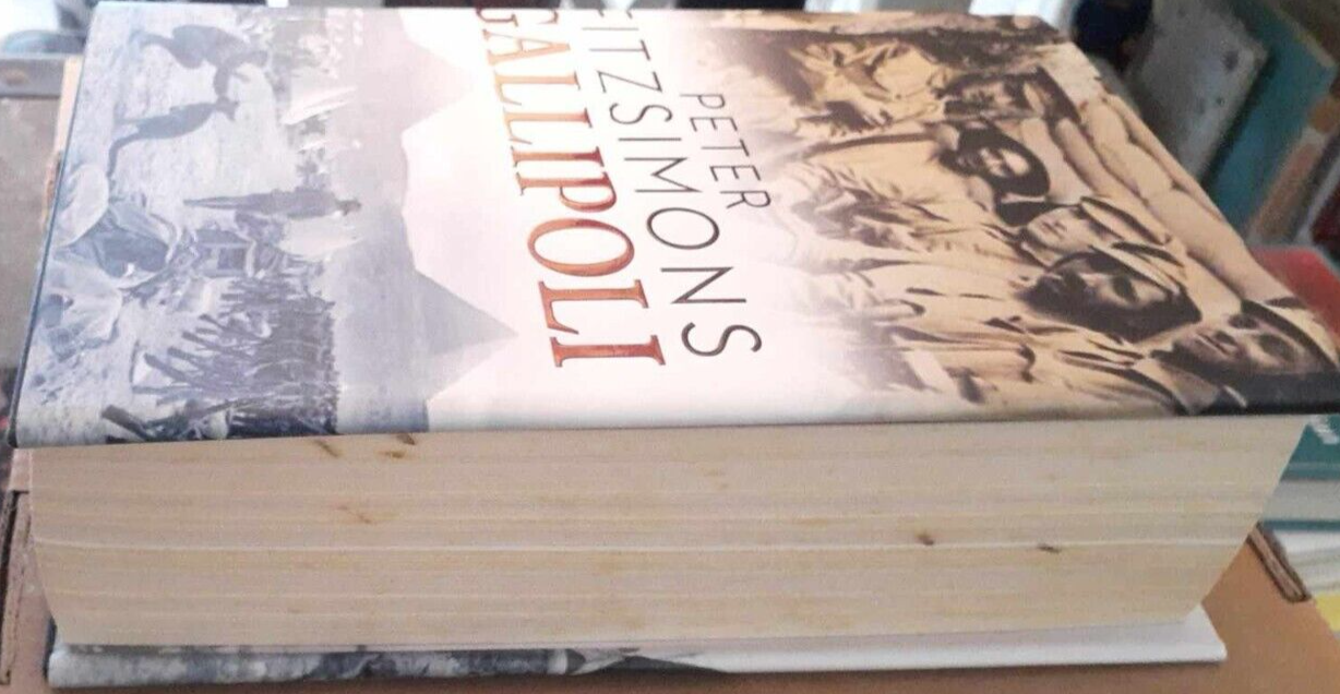 GALLIPOLI BY PETER FITZSIMONS - SIGNED by PETER FITZSIMONS - HB - 1st ...