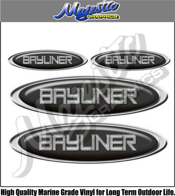 BAYLINER - SET OF 4 DECALS - BOAT DECALS | eBay Australia
