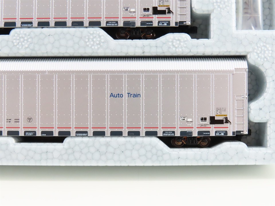 N Scale KATO 106-5506 AMTK Amtrak Phase V Autorack 4-Car Set #4 ...