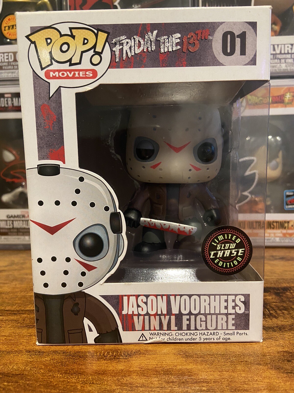 Funko Pop! Jason Voorhees #01 Glow GITD Chase (Green) Movies Friday the ...