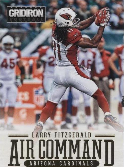 2012 Panini Gridiron - Air Command Larry Fitzgerald #3 Gold /100 for ...