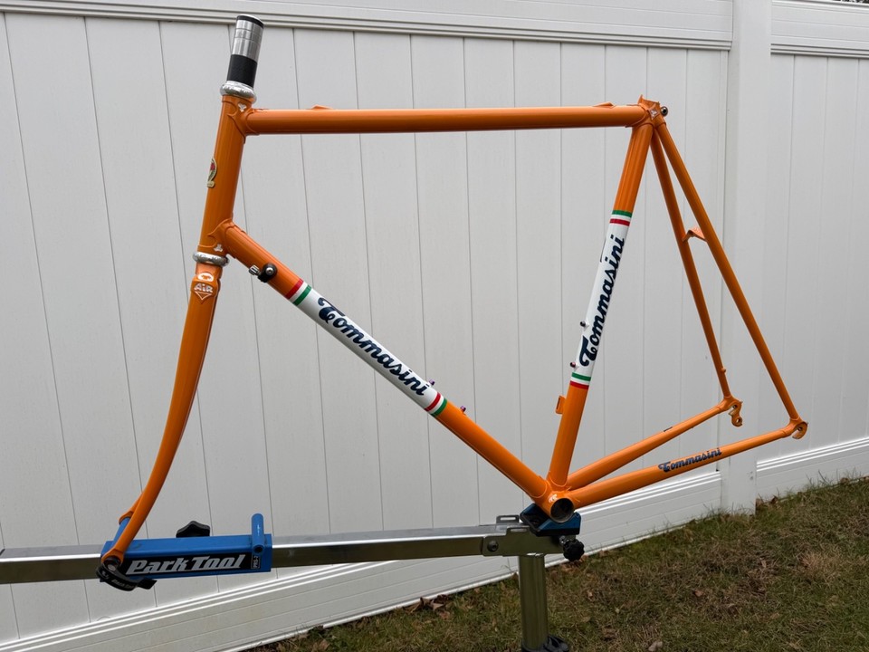 Tommasini Tecno Frame/Fork (58cm TT) Repainted w/Chris King NoThread ...