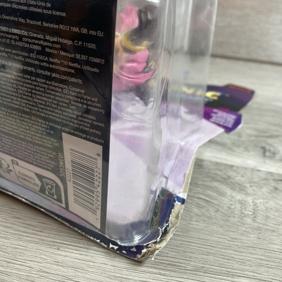 Sonic Prime 5" Action Figure Black Rose No Place Jakks Pacific DAMAGED ...