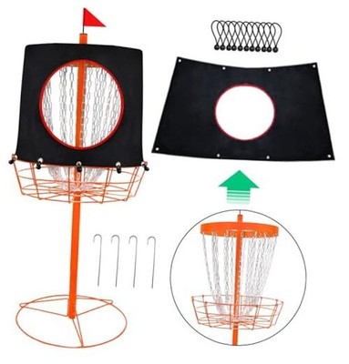 Disc Golf Basket - Portable Disc Golf Target with 24-Chains Heavy Duty ...