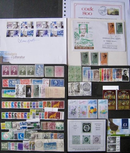 Ireland mint and used mixture on pages for study. | eBay