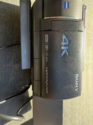 Sony AX43A 4K Handycam with Exmore R CMOS Sensor Black | eBay