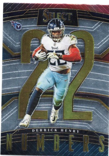 Derrick Henry 2022 Panini Select Select Numbers #SN-12 TITANS | eBay