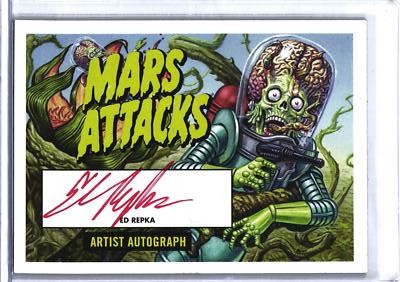 2020 Mars Attacks Ed Repka Artist Auto | eBay