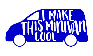 I make this minivan cool funny vinyl decal car bumper sticker 038 | eBay