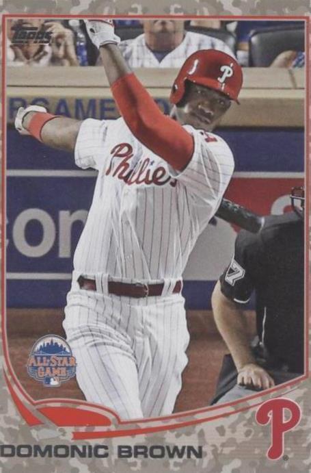 2013 Topps Update Series - All-Star Domonic Brown #US309 Desert Camo ...
