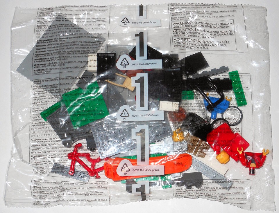 LEGO 60051 High-Speed Passenger Train: ALL NUMBERED BAGS, NEW/SEALED ...