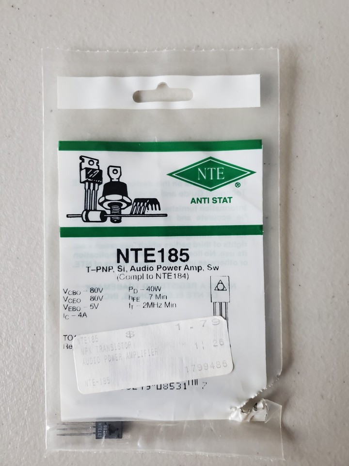 NOS TRANSISTORS SEMICONDUCTORS IC PNP NPN AUDIO VIDEO POWER AMP DRIVER VHF UHF | eBay