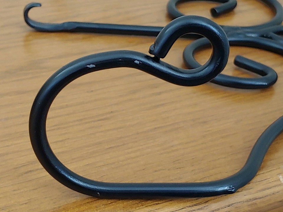 Hanging Rolling Pin Holder - Amish forged wrought iron -sturdy strong ...