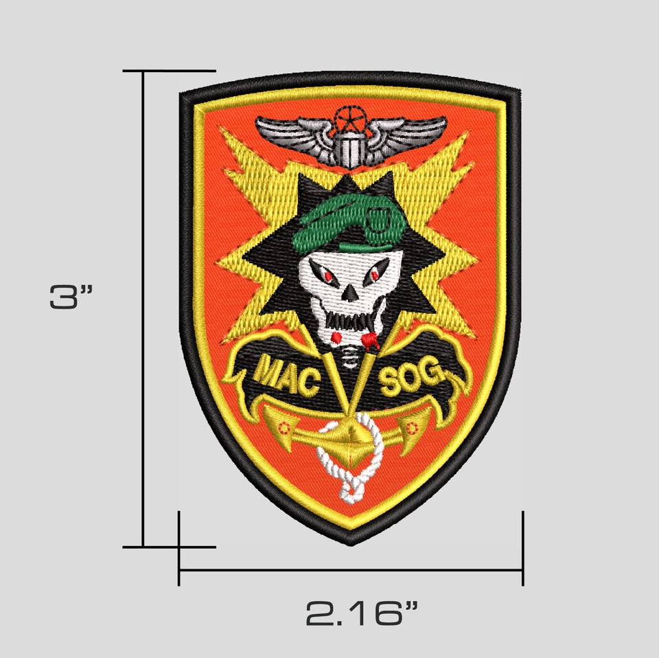 Special Forces MACV-SOG Hook & Loop Morale Patch Reproduction - No ...
