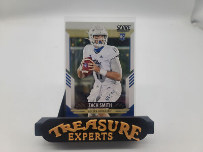 2021 Score #317 Zach Smith Rookie Tulsa Golden Hurricane Football Card ...