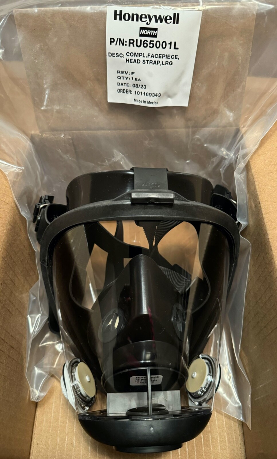 RU65001L HONEYWELL NORTH FULL FACE RESPIRATOR, HEADSTRAP (Large) | eBay