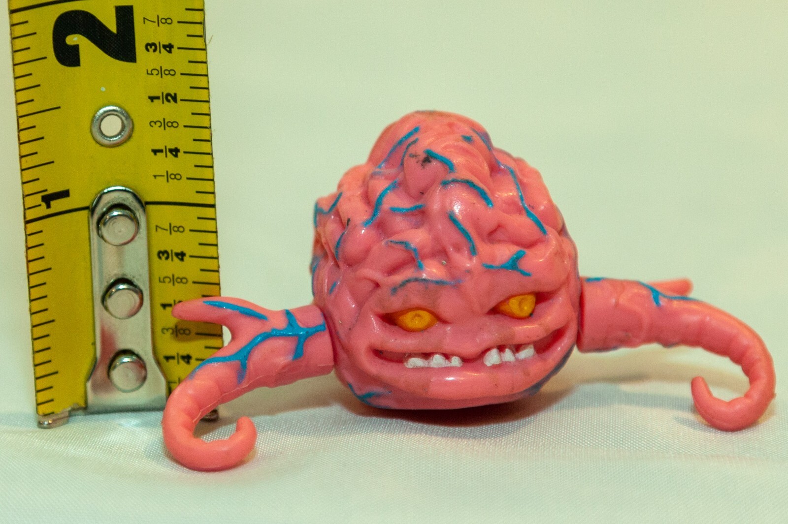 Teenage Mutant Ninja Turtles Krang Figure 1989 TMNT Brain BLue Veins ...