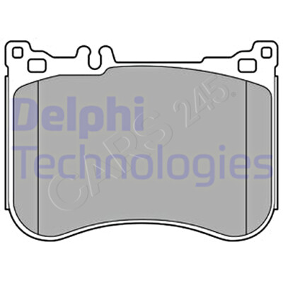 DELPHI Disc Brake Pad Set For MERCEDES R231 W231 12- 0064205020 | eBay